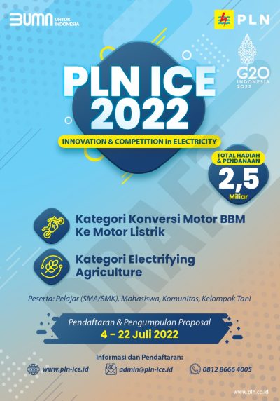 Pendaftaran PLN ICE 2022 Diperpanjang Sampai 5 Agustus 2022 - Jurusan ...